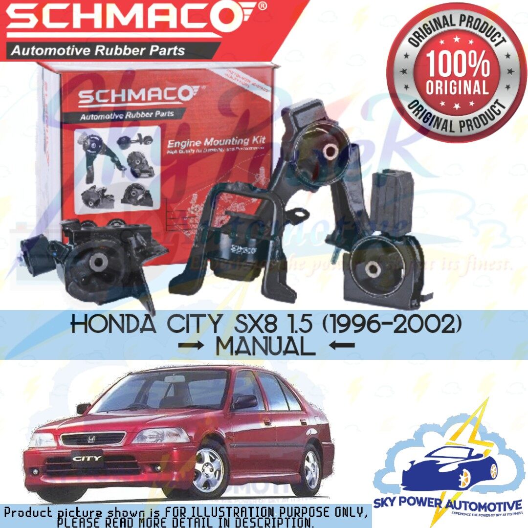 HONDA CITY SX8 1.5 (1996-2002) (MANUAL) SCHMACO ENGINE MOUNTING (SET ...