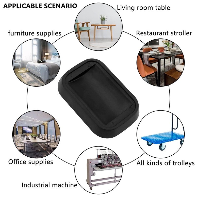 4PCS Bed Stopper Furniture Stopper Caster Cups Fits to All Wheels of ...