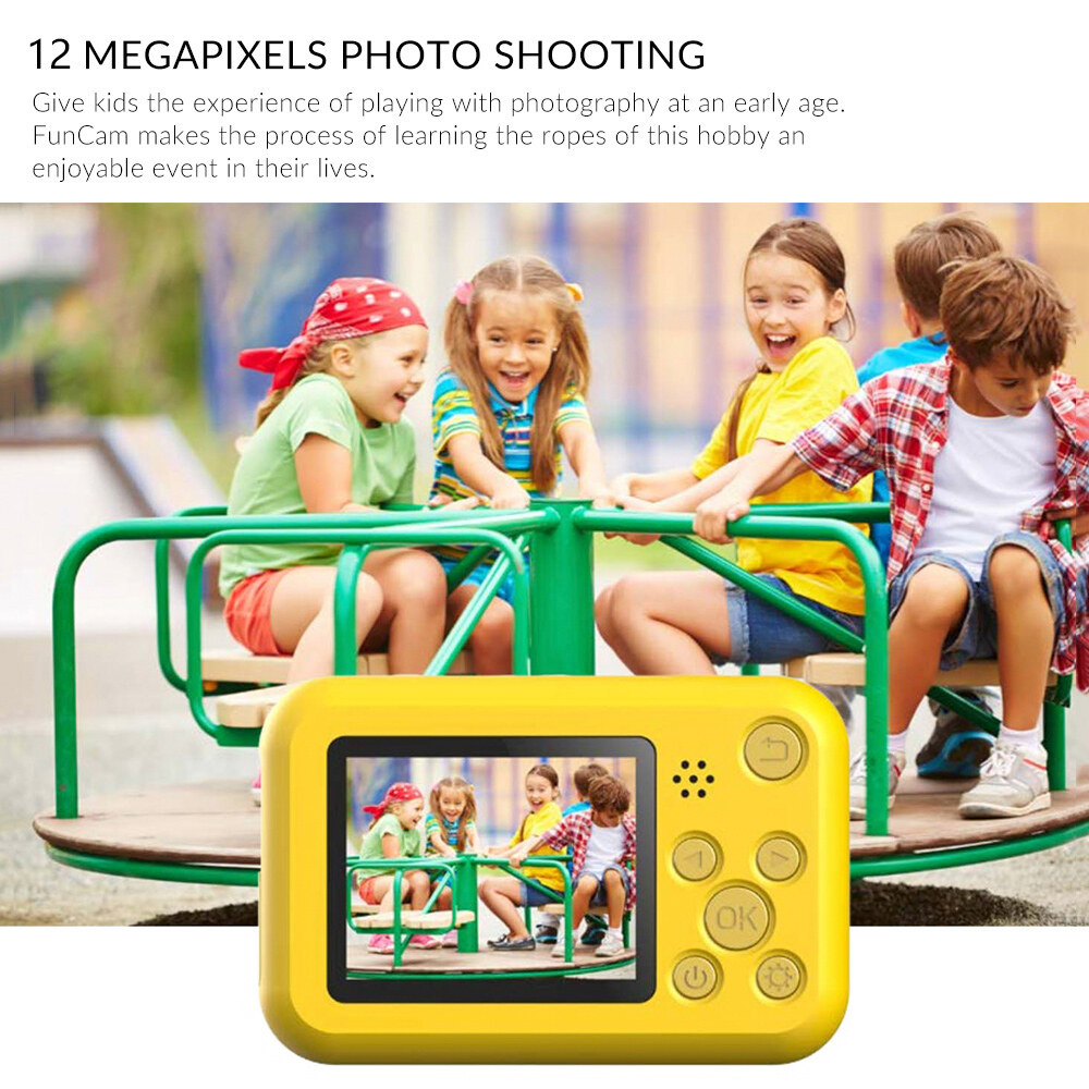 SJCAM FunCam 1080P High Resolution Kids Digital Camera Portable Mini ...