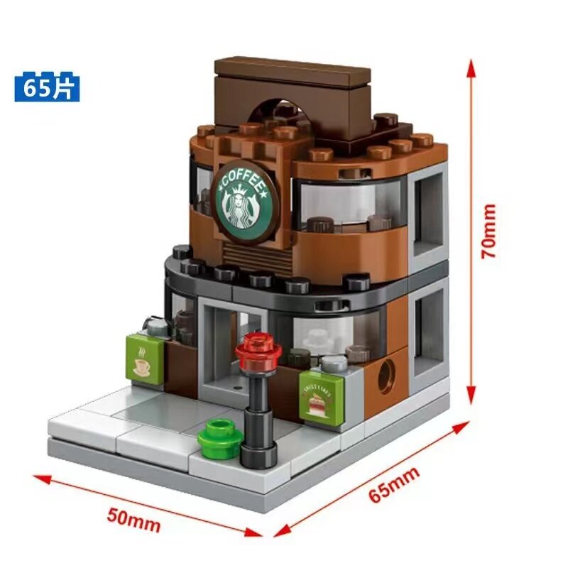 FANCY Lego Sembo Block City Retail Store Street View Building Blocks ...