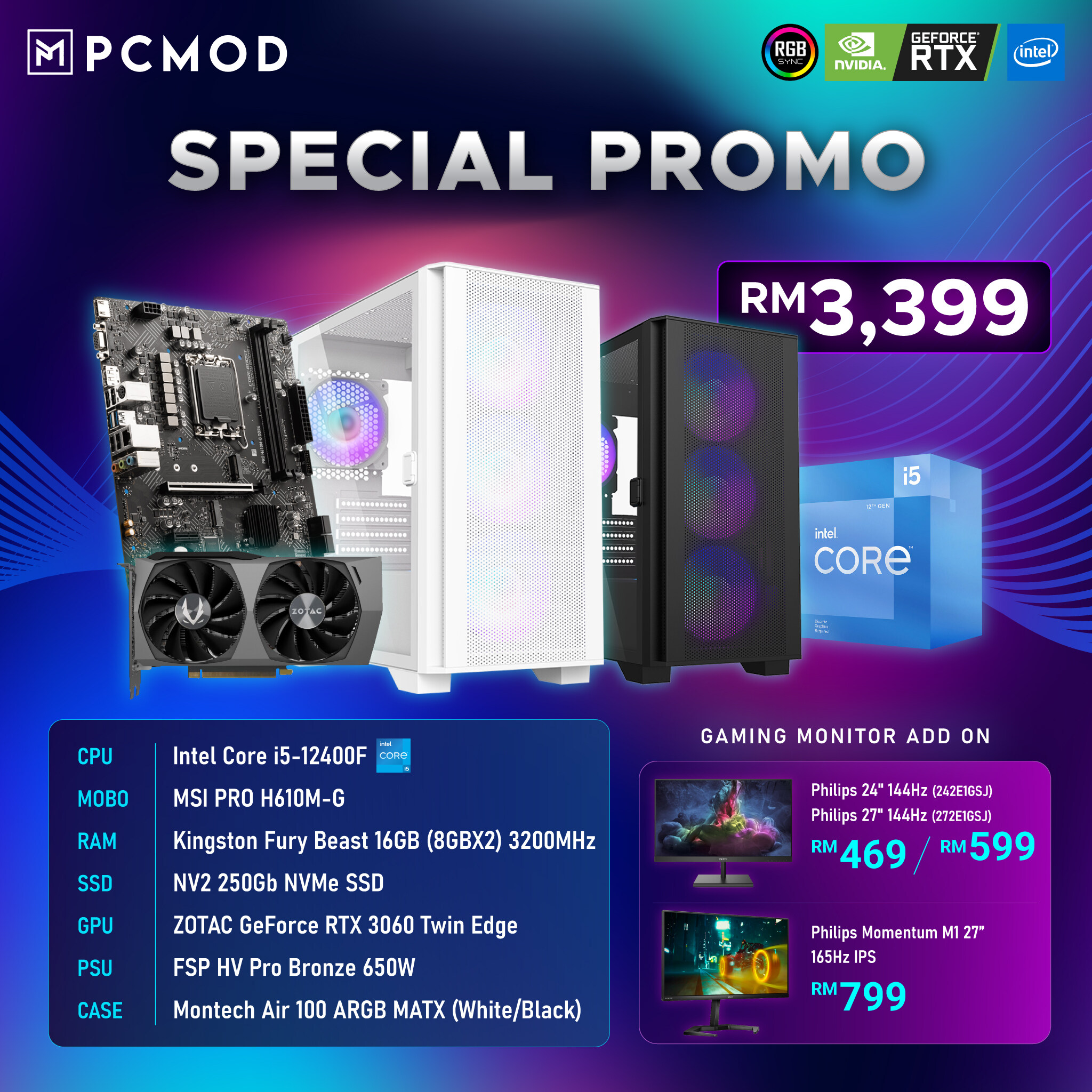 Special Promo Gaming PC | | PCMOD x KEYMOD | Lazada