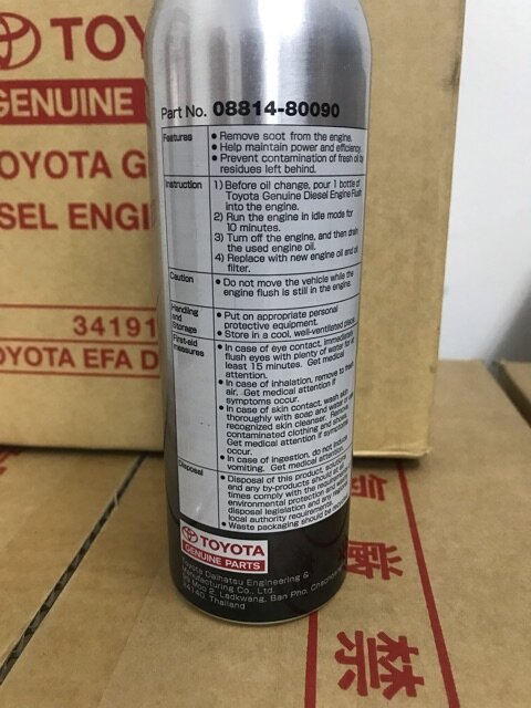 ORIGINAL TOYOTA DIESEL ENGINE FLUSH DIESEL (FOR DIESEL ENGINE) 08814 ...