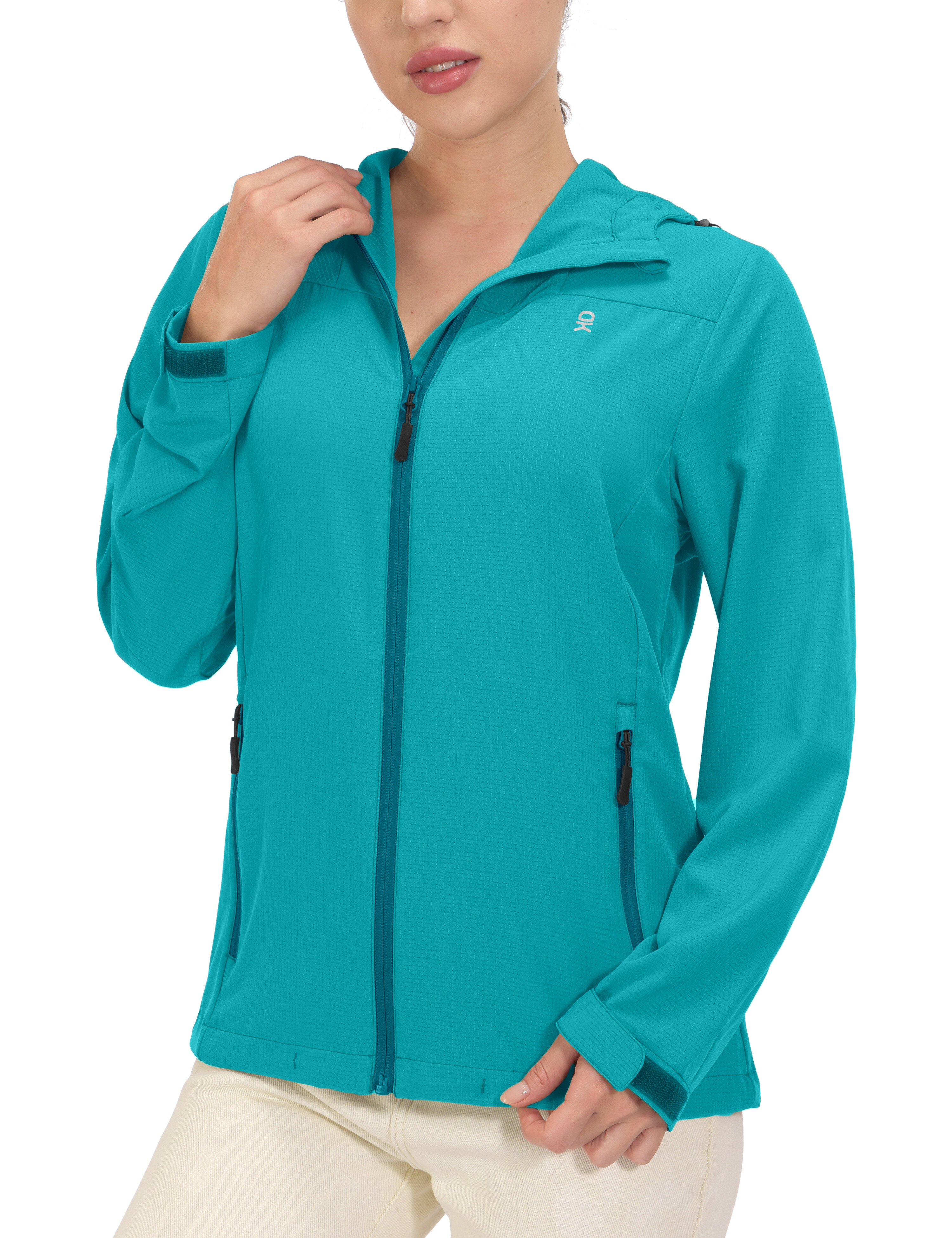 LittleDonkeyAndy Women S Sun Protection Hoodie Long Sleeve UPF50 Shirt ...