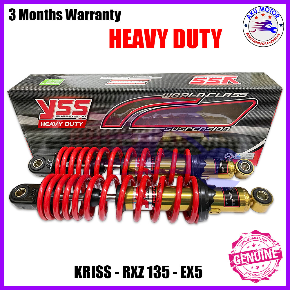 YSS EX5 Absorber Heavy Duty Absorber KRISS RXZ 320mm Suspension Original Thailand GOLD RED | Lazada