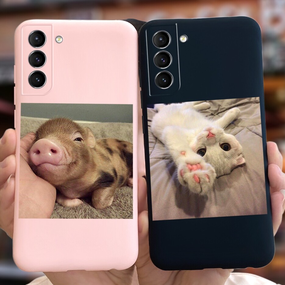 สำหรับ Samsung Galaxy S21 FE 5G กรณี SM-G990B ซิลิโคนนุ่มน่ารักเคสลาย ...