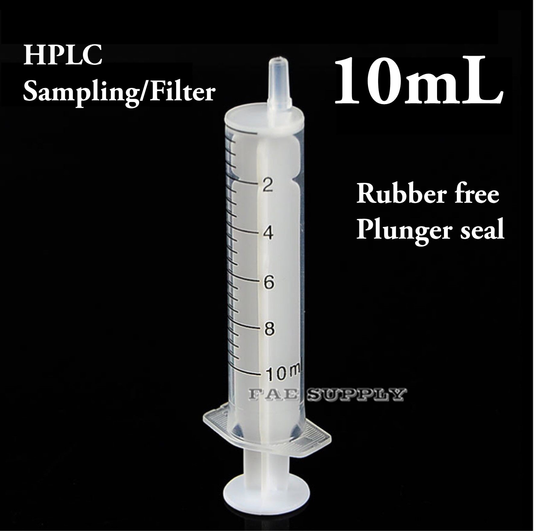 Syringe Picagari PP/PE plunger HPLC sampling rubber free medical ...