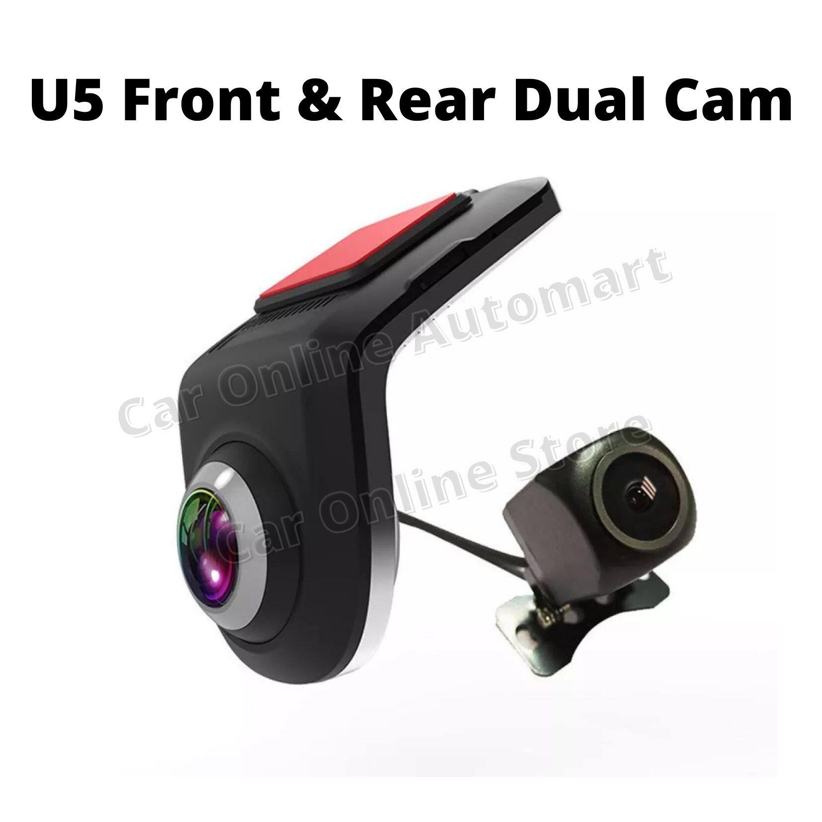 DVR Camera Full HD 1080P Front & Rear USB Hidden Camcorder ADAS Dual ...
