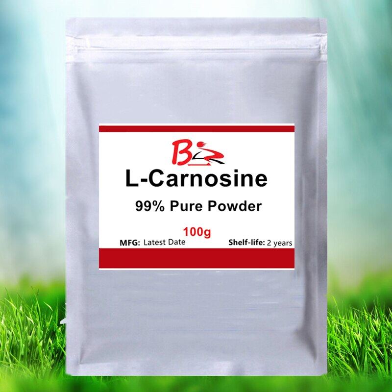 50-1000G Pure L-Carnosine Powder,Β- Alanyl-L-Histidine Powder,Food Additives,Prevent Skin Aging ...