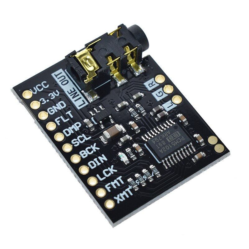 สำหรับ Raspberry Pi PHAT Sound Card อินเทอร์เฟซ I2S PCM5102 DAC โมดูล24 ...