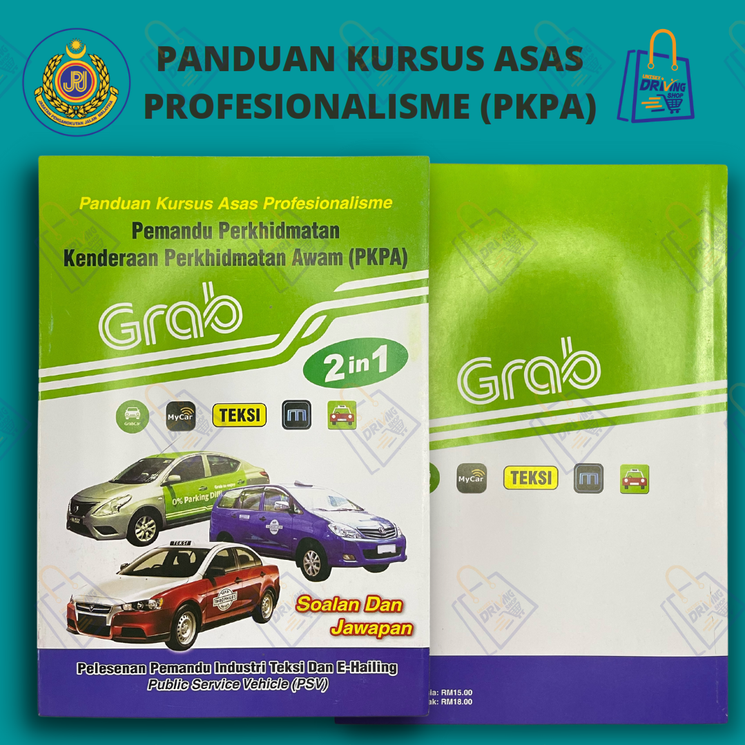 2 in 1 Buku Nota Latihan PSV GDL E-Hailing Teksi Bas Kereta Motosikal ...