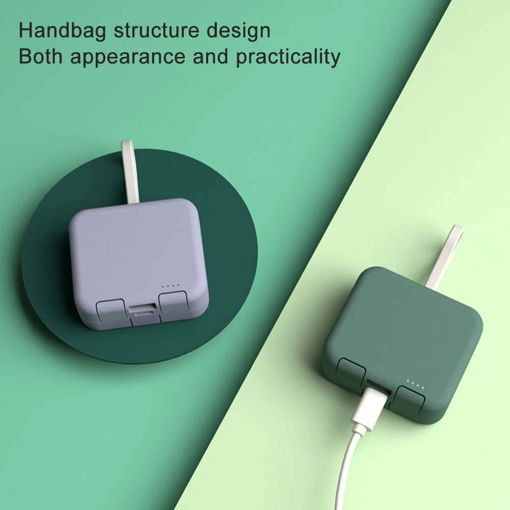 Creative Power Bank With Own สายกระเป๋าถือกลับคลิปแบบพกพาแบตเตอร์รี่นอก ...