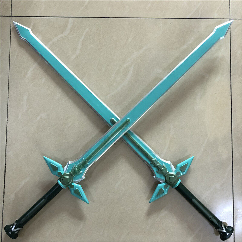 1:1 SAO 80Cm Sword Sword Art Online Dark Repulser & Elucidator Asuna ...