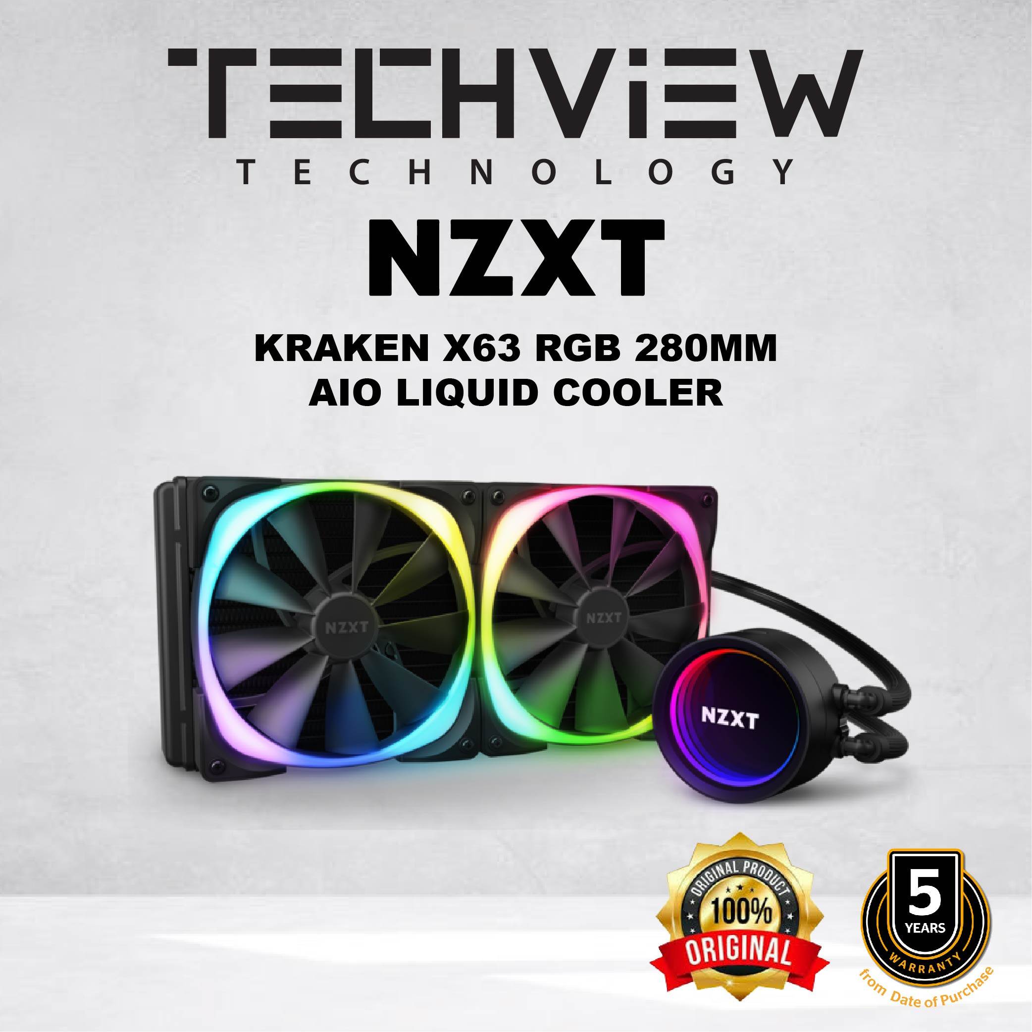 NZXT KRAKEN X RGB ( X53 / X63 / X73) AIO RGB Infinity Mirror Design CPU ...