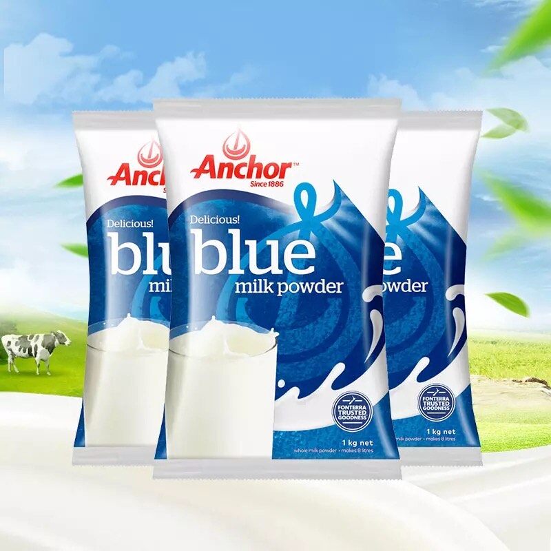 ANCHOR 1kg Ready Stock Full Cream Milk Powder Serbuk Susu Krim Penuh ...