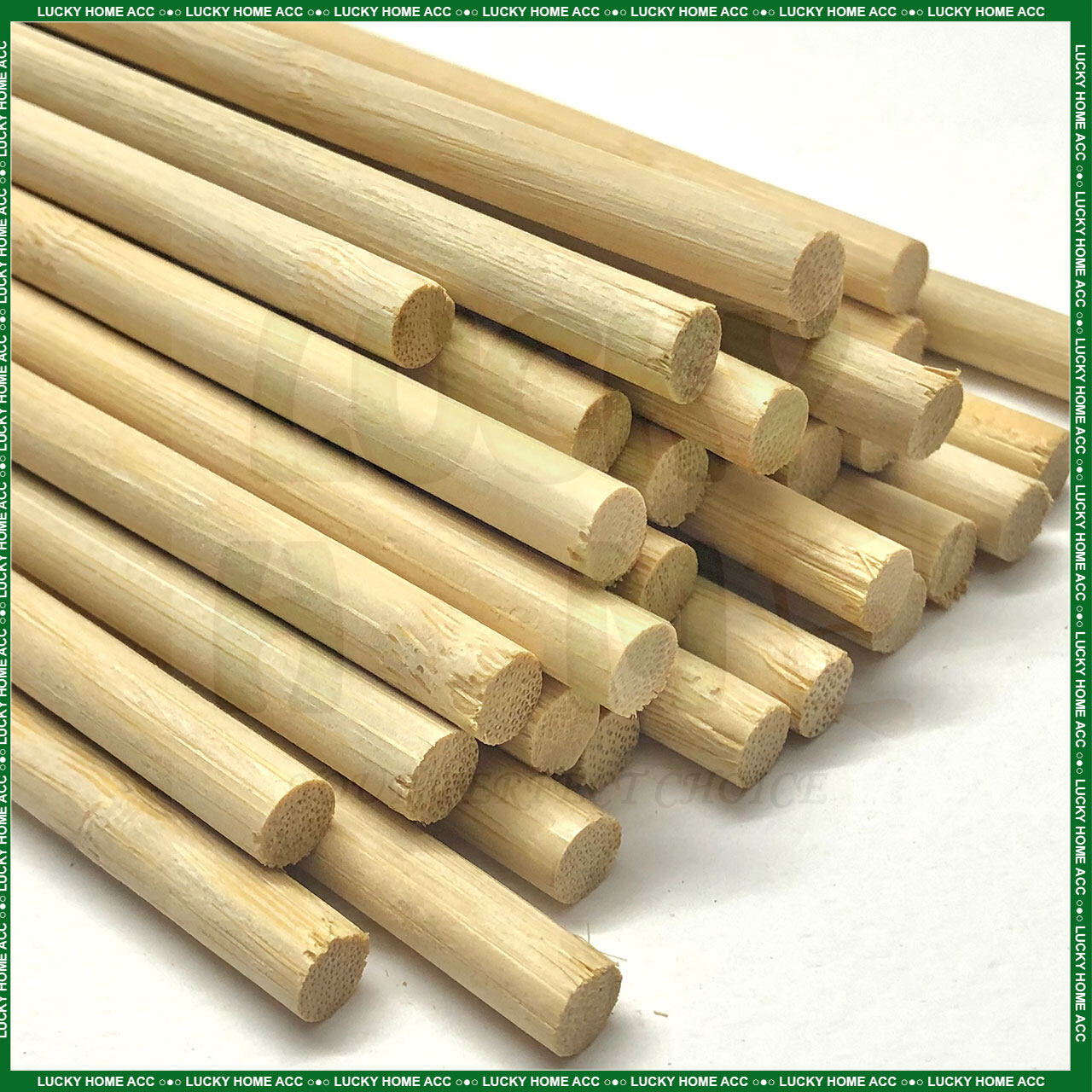 12pcs Bamboo Stick DIY Wooden Craft Stick Round Modelling Bamboo Stick ...