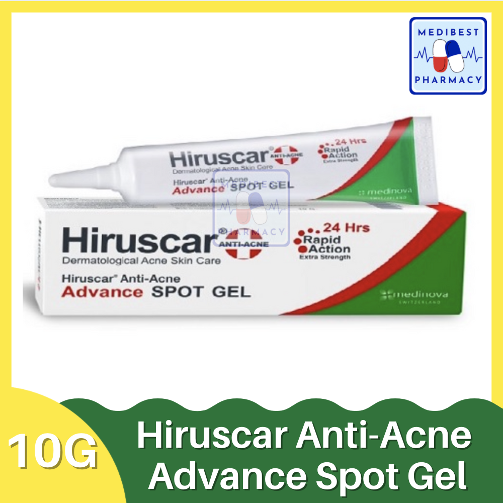 Hiruscar Anti-Acne Spot Gel / Advance Spot Gel (10g) | Lazada