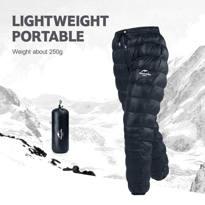 Naturehike Hiking Warm Winter Goose Down Pants(NH18K210-K) - NatureHike ...