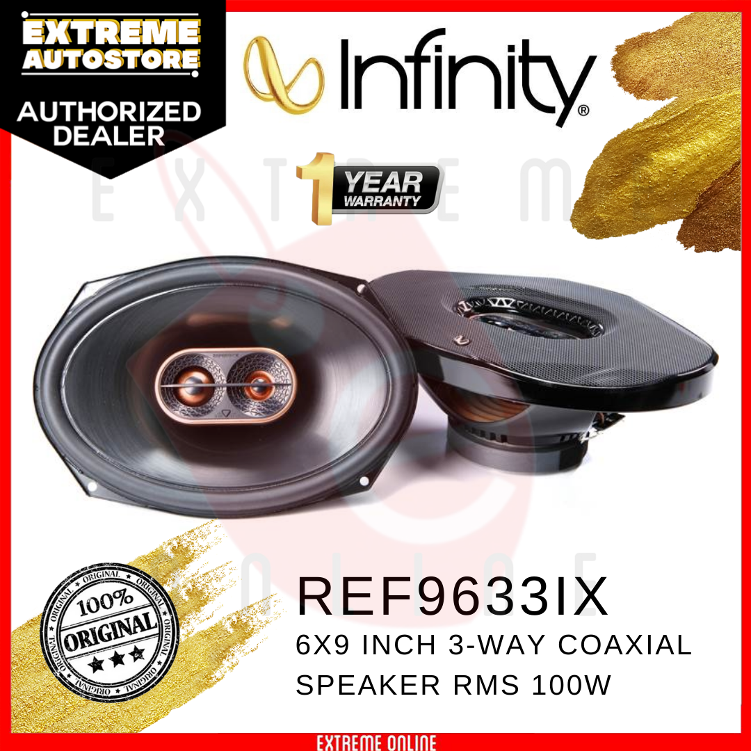 Infinity Reference REF-9633ix Reference Series 6"x9" 3-way car speakers ...