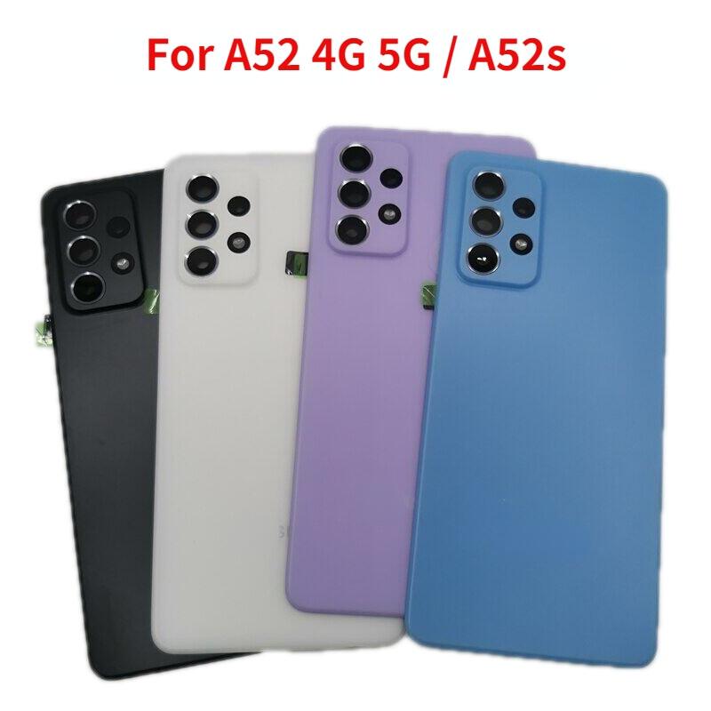 ฝาหลังสำหรับ Samsung Galaxy A52 4G 5G แบตเตอรี่ A526 A525เคส Galaxy ...
