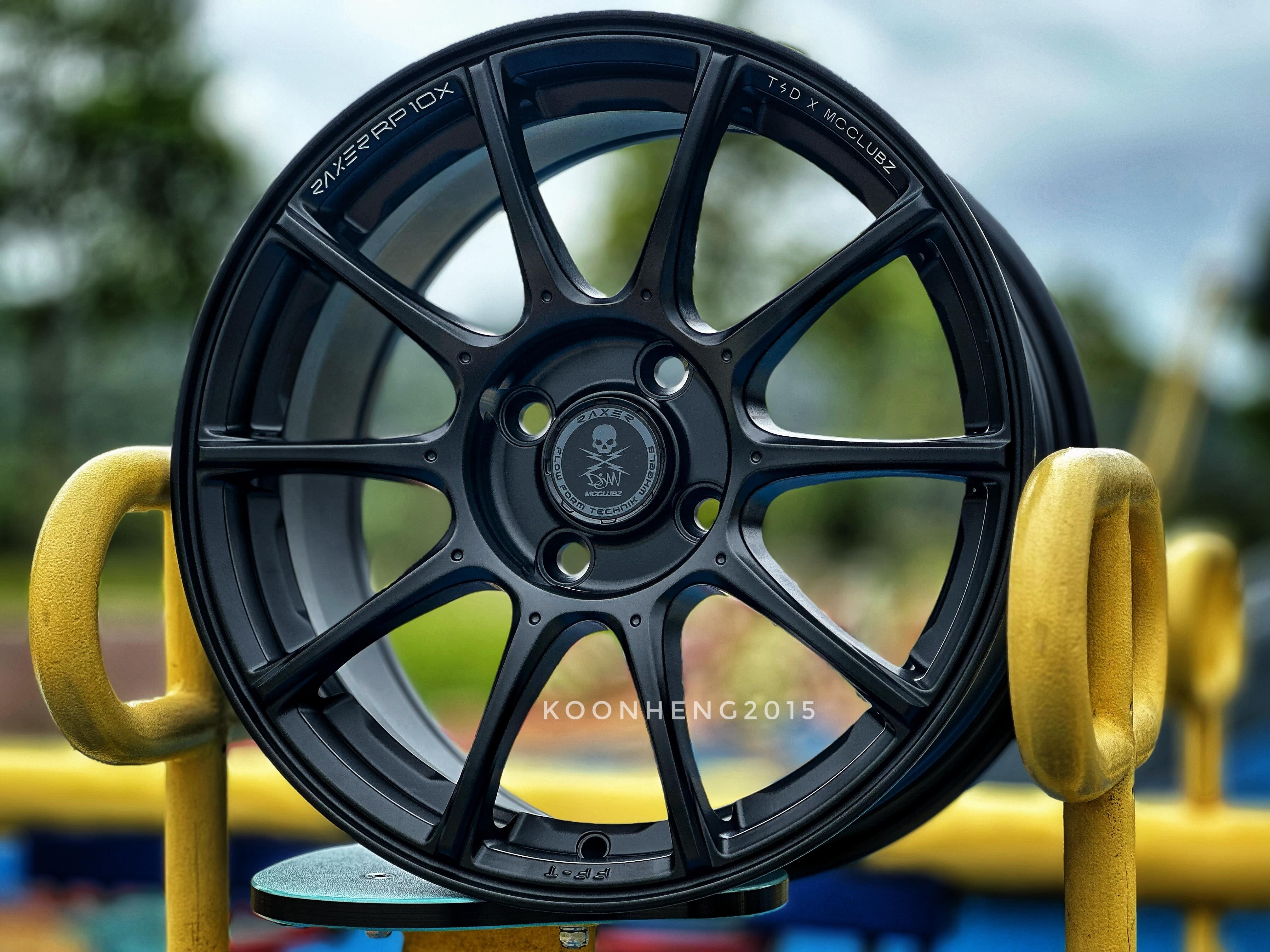 New Car Sport Rim RAXER Wheels RP10X 15x7.0 4x100 ET35 (FLOW FORMING) - READY STOCK | Lazada