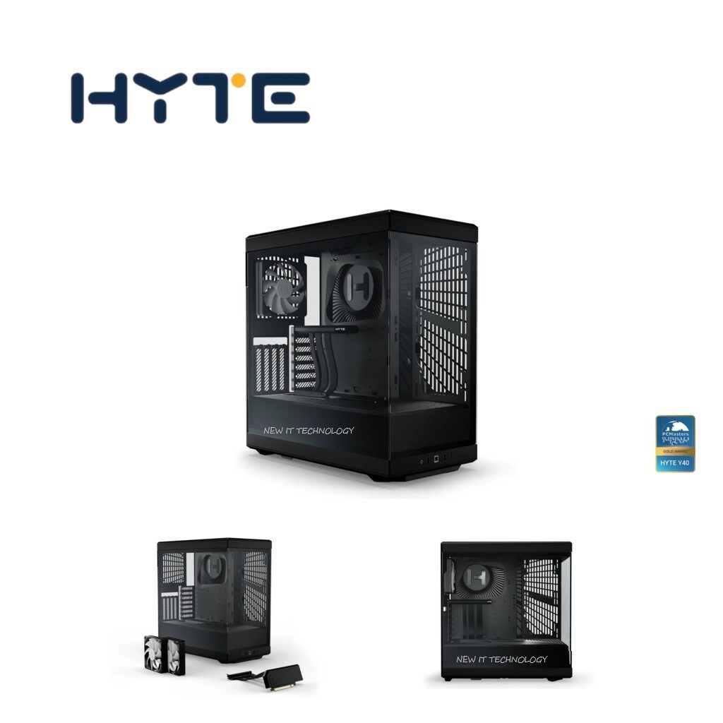 HYTE Y40 MID-TOWER ATX DESKTOP PC CHASSIS CASING WITH RISER PCI-E 4.0 ...