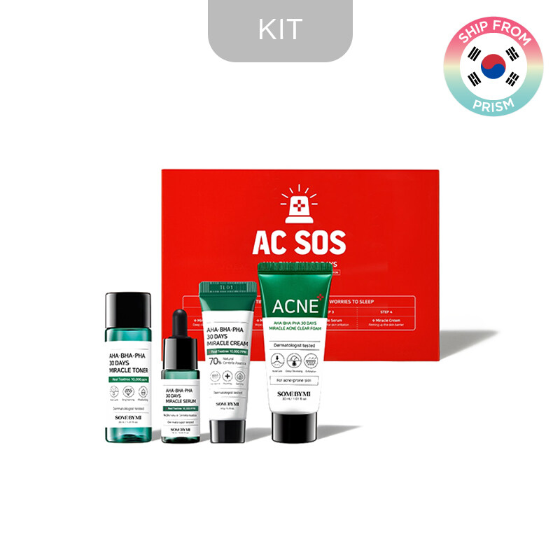 SOME BY MI AHA BHA PHA 30 Days Miracle AC SOS Kit from PRISM | Lazada PH