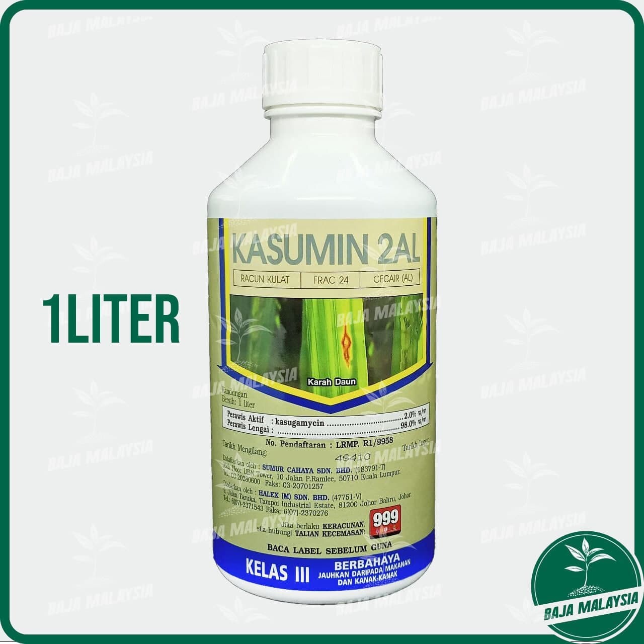 HALEX Kasumin 2AL 1 Liter Racun Karah untuk Padi | Lazada