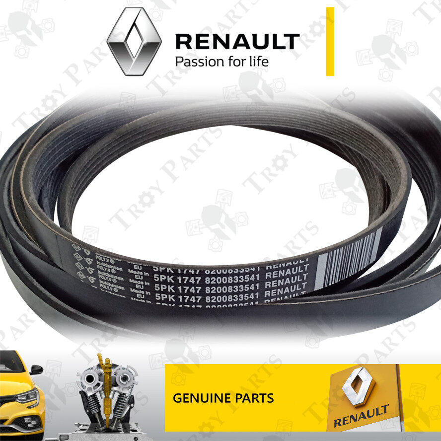 Original Renault Fan Belt 8200833541 for Renault Kangoo 1.4 (5PK1747 ...