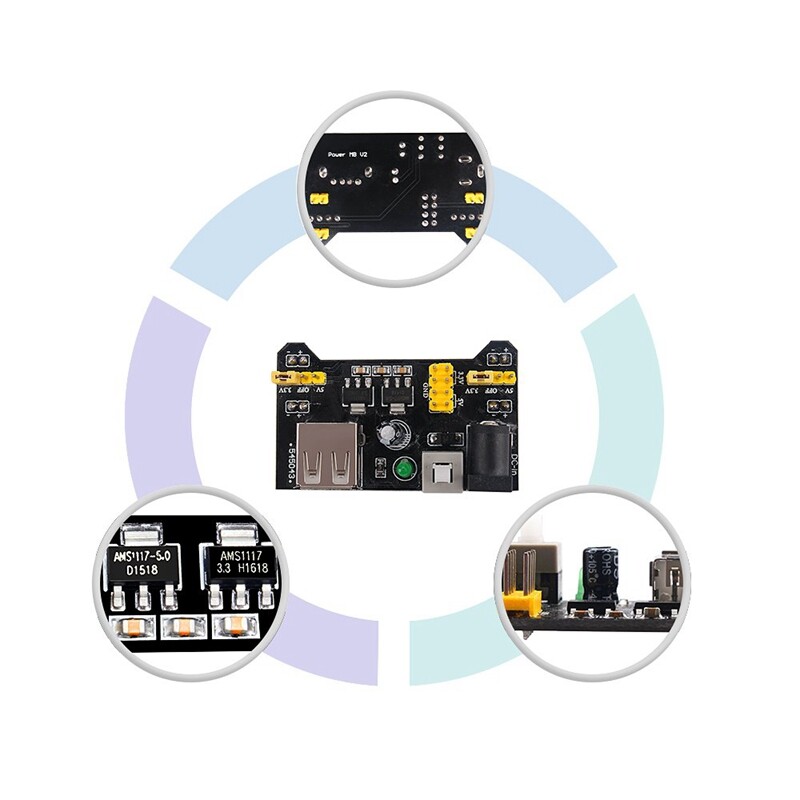 Electronic Component Kit with Resistor Transistor RGB Capacitor LED ...