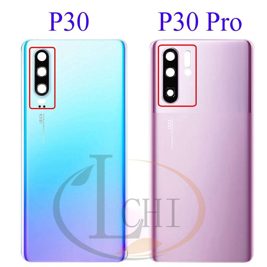 เคสฝาหลังแบตเตอรี่สำหรับ Huawei P30 Pro,ที่ครอบแบตเตอรี่ Huawei P30Pro ฝาหลังประตูกระจกด้านหลัง ...