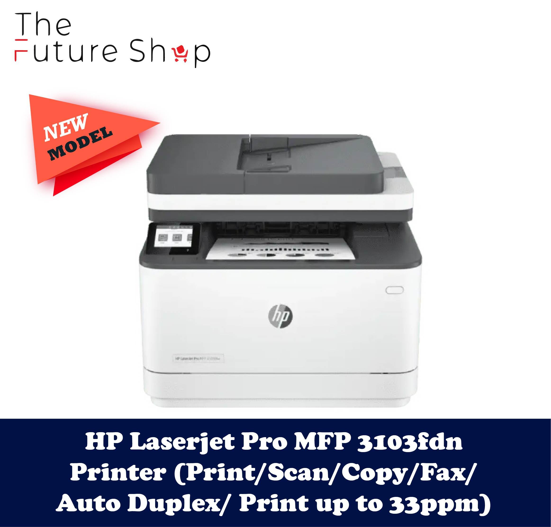 HP LaserJet Pro MFP 3103fdn Printer - (Print/Scan/Copy/Fax/Auto Duplex ...