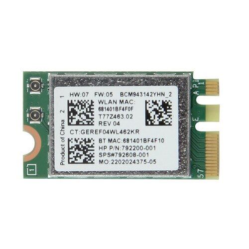 150Mbps สำหรับ Broadcom BCM943142Y M.2 NGFF Wireless-N 2.4Ghz 802.11bgn ...