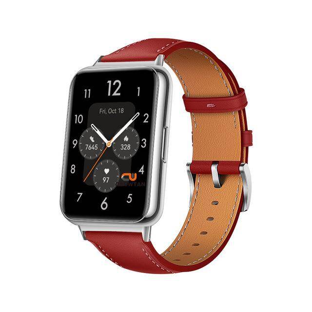 [YP] สายหนังแท้สำหรับ Huawei Watch Fit 2 Band อุปกรณ์เสริมสมาร์ทนาฬิกา ...