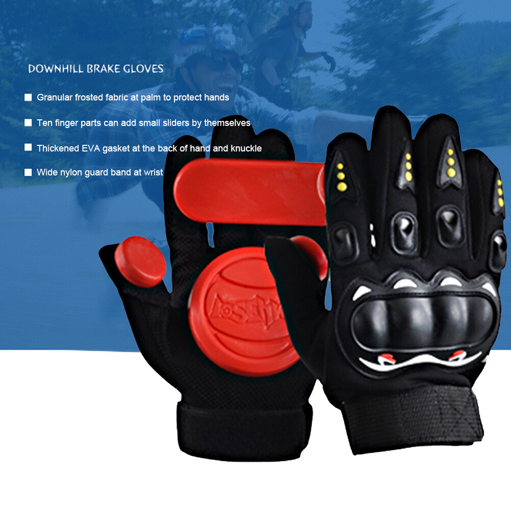 1 pair Land Skateboard Slider Slide Gloves Longboard Skateboard Sliding ...