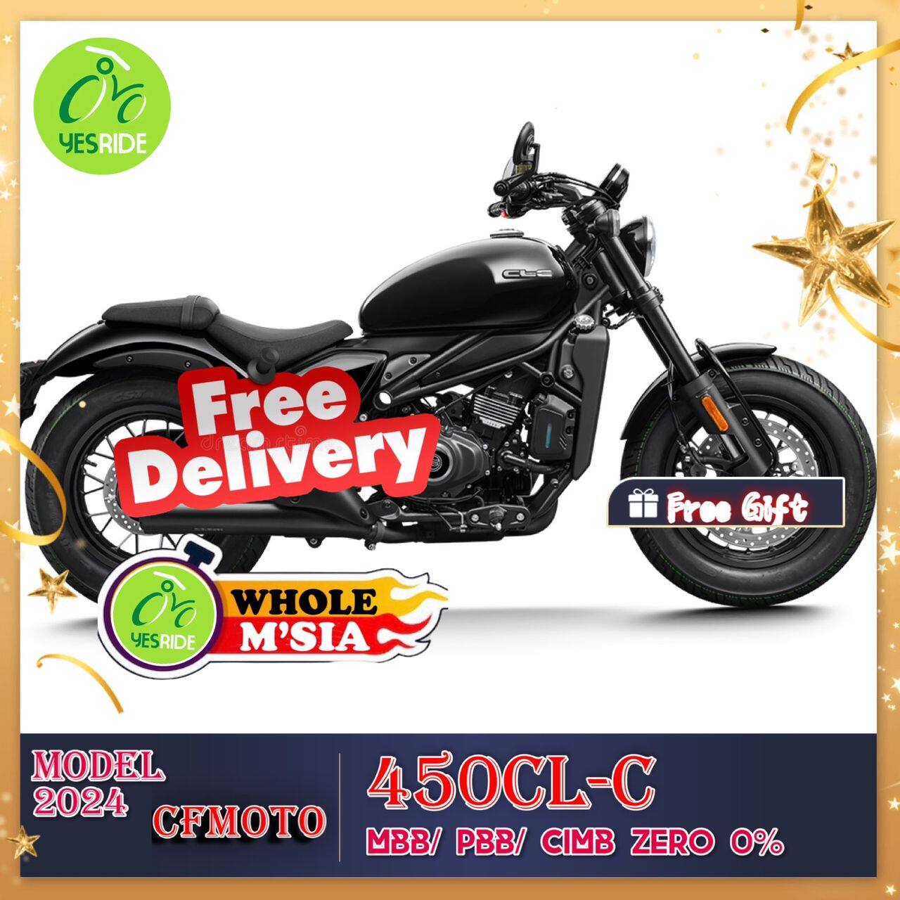 CFMOTO CLC450 Cruiser New Model 2024 | Lazada CFMOTO CLC450 Cruiser New Model 2024 | Lazada
