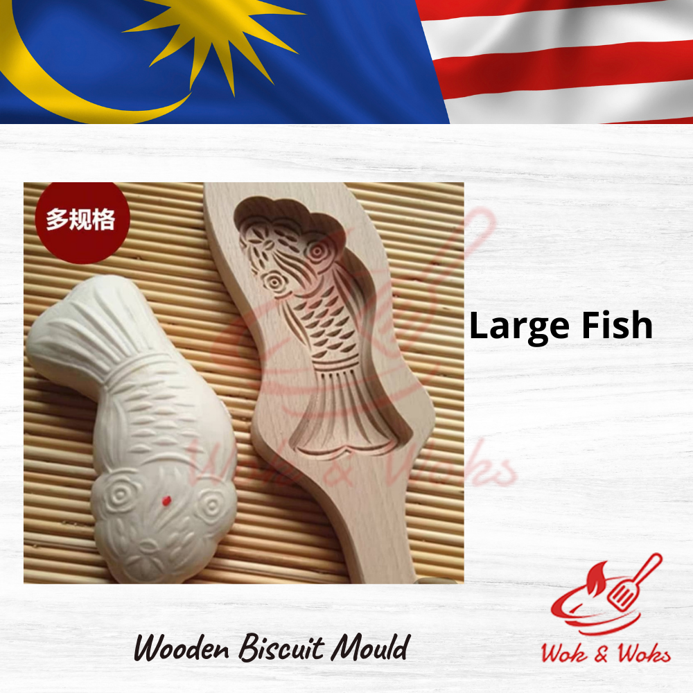 Wooden Biscuit Mould / Acuan Biskuit Kayu | Lazada