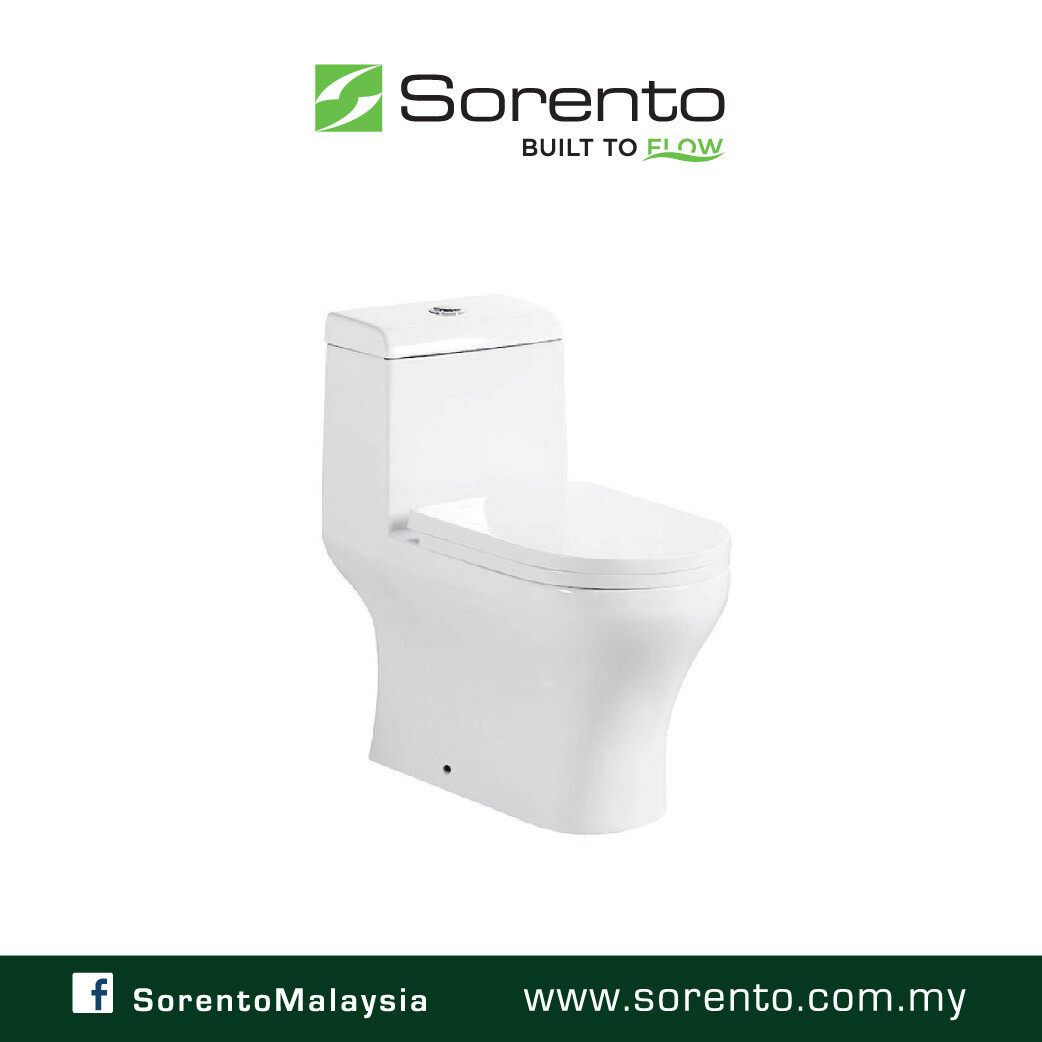 SORENTO WC SRTWC287-RL One Piece Bathroom Water Closet WC Washdown with ...