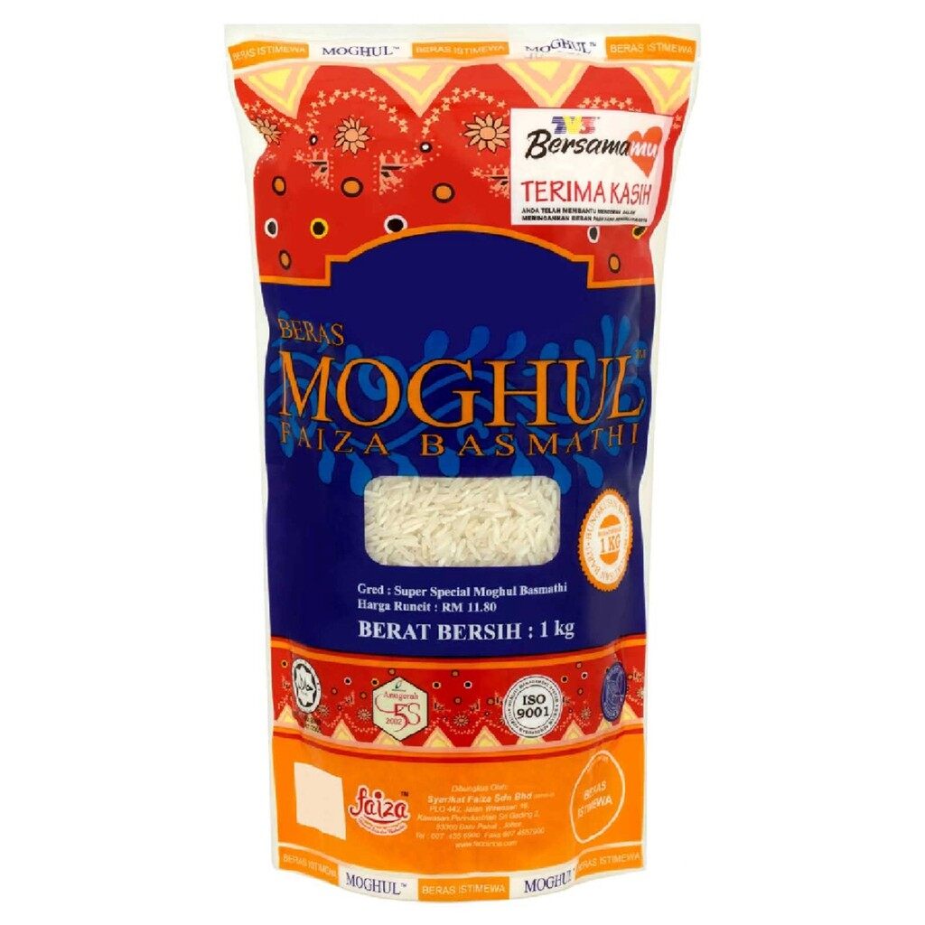 Moghul Faiza Basmathi Rice 1kg | Lazada