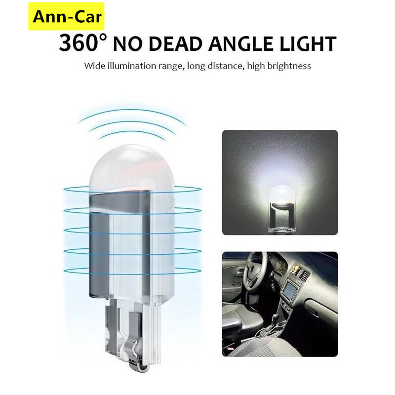 Ann-Car 】1PC COB T10 12V LED W5W WY5W LED Car Dome Light Car Door Light ...