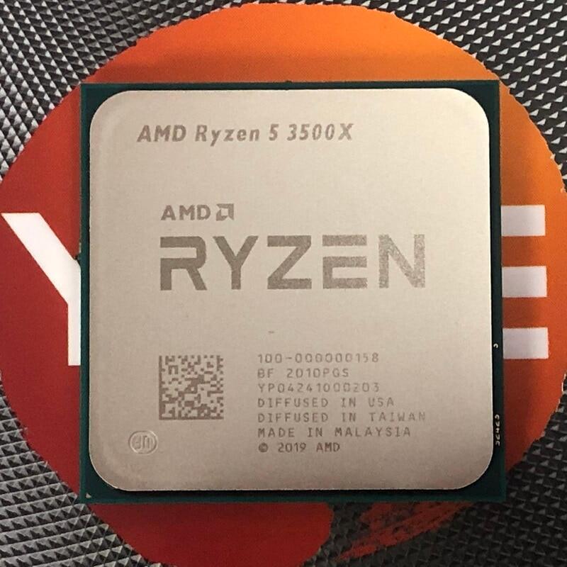 AMD Ryzen 5 3500X R5 3500X 3.6 GHz Six-Core Six-Thread CPU Processor 7NM 65W L3=32M 100 ...