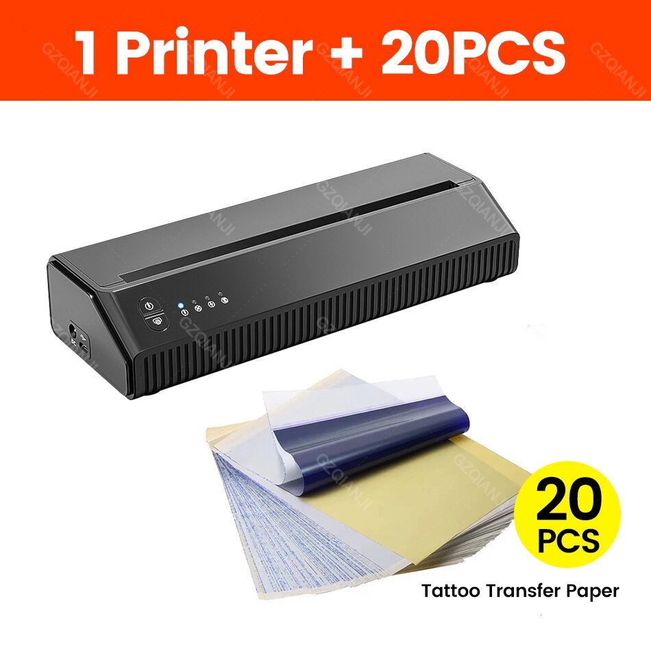 Tattoo Stencil Printer Bluetooth Transfer Machine Drawing Thermal ...
