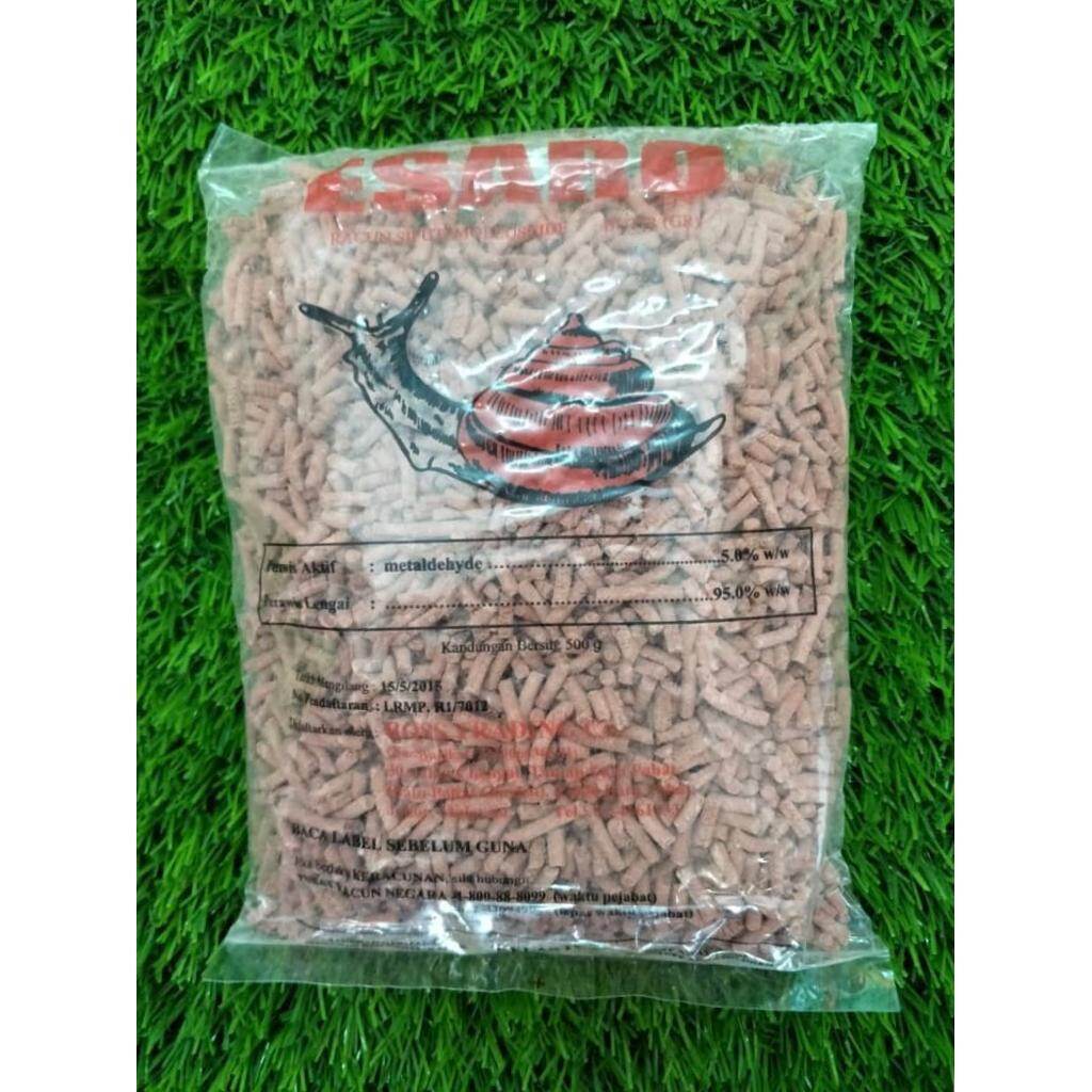 500G Esaro Snail Chemical Poison Killer Molluscicide Pellets Racun ...
