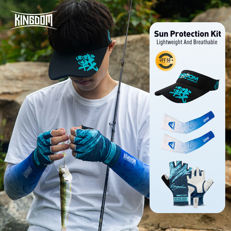 Kingdom Sun Hat Protection Hat Sleeve Arm Protection Sleeves Arm Guard ...