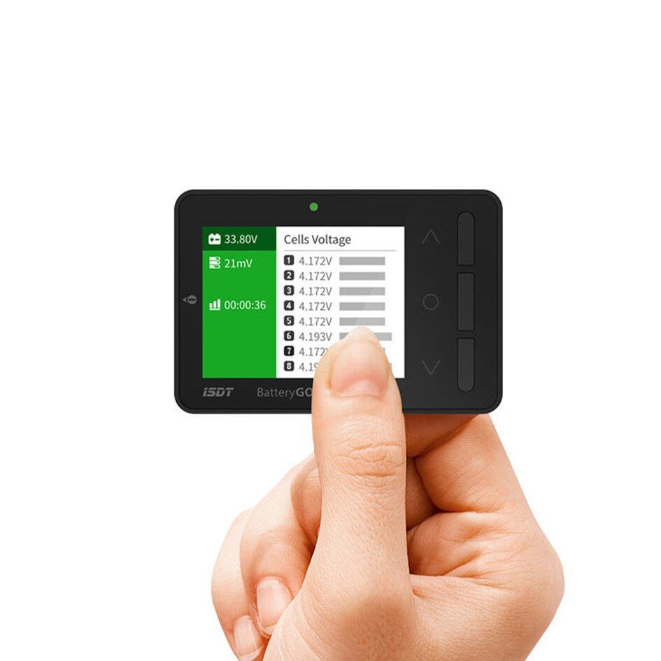 COYEN ISDT BG 8S Batery Meter LCD Display Digital Batery Capacity ...