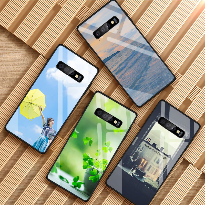 Hipster Tempered Glass Phone Case For Samsung S20 S21 S10 S9 Plus S8 S7 ...