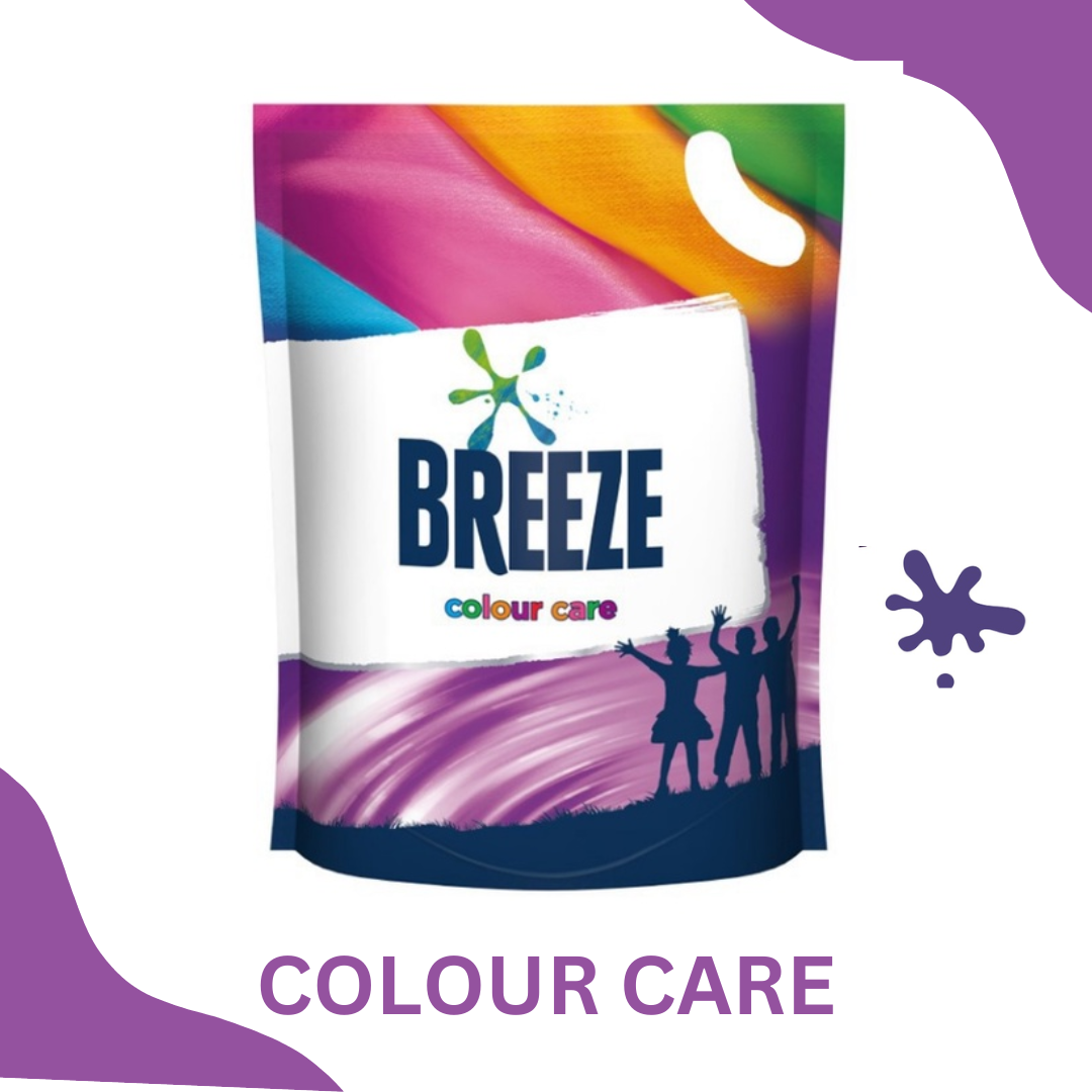 Breeze Colour Care Laundry Liquid Detergent Refill Pack 1. 5-1.8 kg ...
