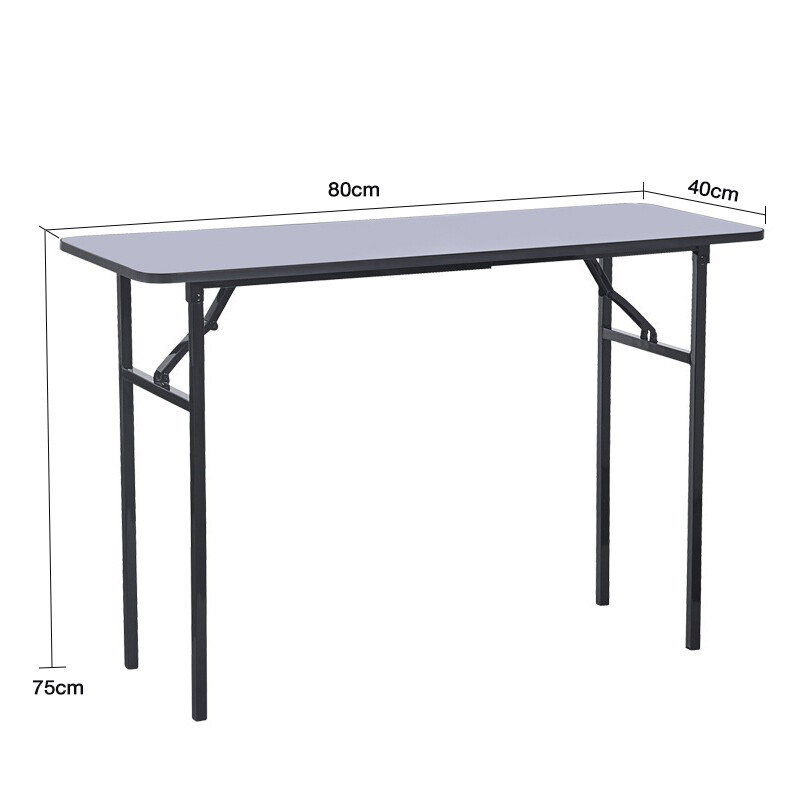 JIAJU 120CM Foldable Banquet Table simple training table long bar table folding outdoor learning ...