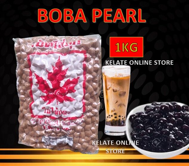 BOBA PEARL / Boba Pearl Jelly Black Pearl Boba Brand Red Leaf Bumblebee ...