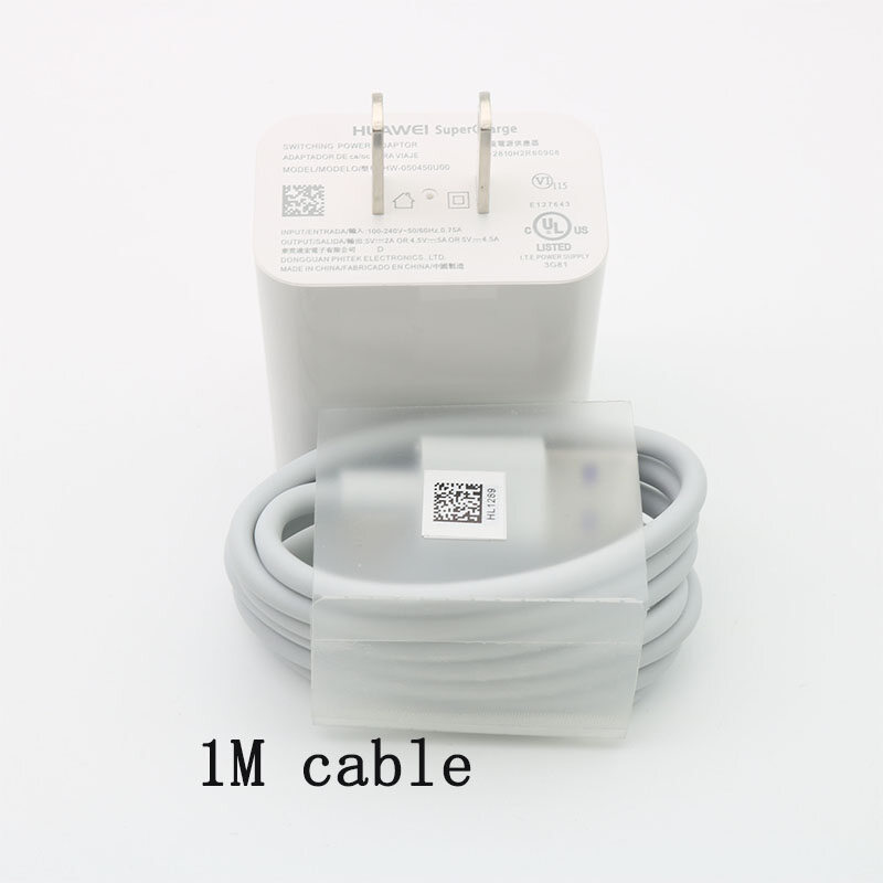 Original HUAWEI Fast Charger 22.5W Supercharge US Plug With USB Type-C ...