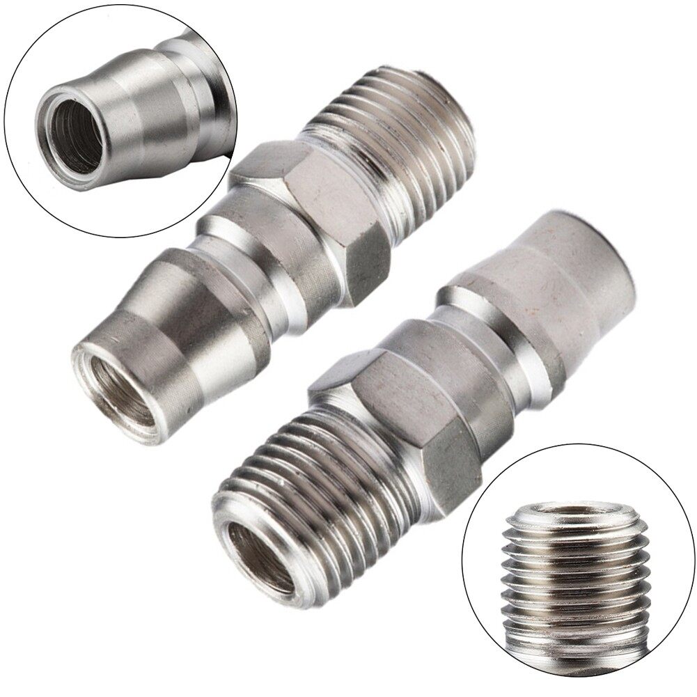 2Pcs Air Compressor Connector NITTO Male Coupling Air Fitting พร้อม ...